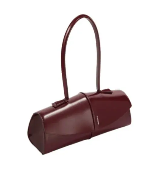 JIL SANDER Linea Shoulder Bag - Cherry