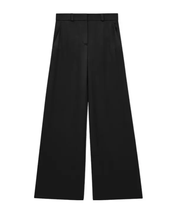 Giorgio Armani Silk Cady Palazzo Trousers