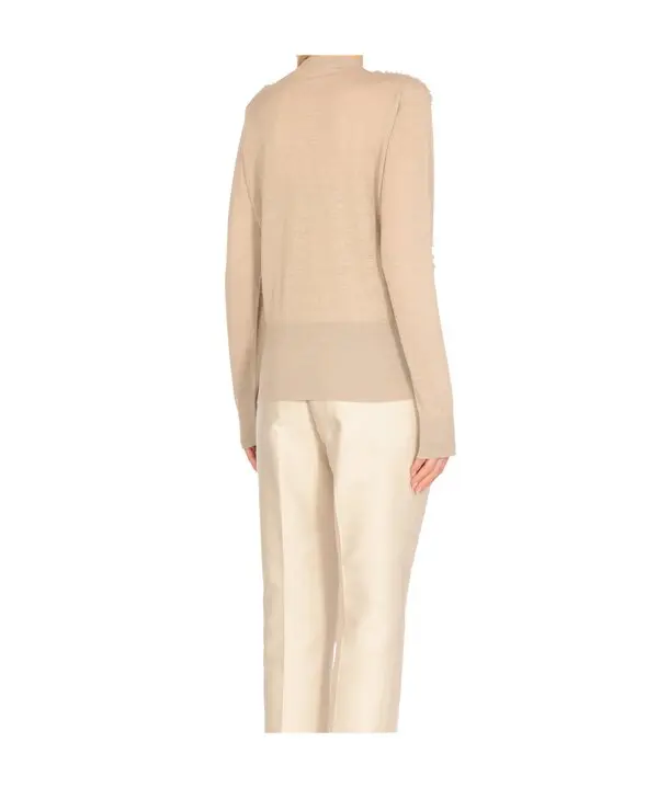 Fabiana Filippi Tulle Detailed Cardigan