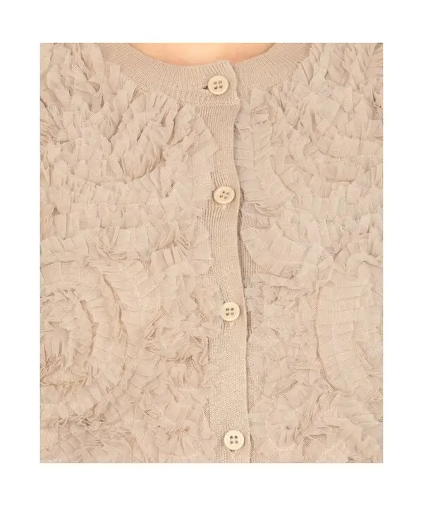 Fabiana Filippi Tulle Detailed Cardigan