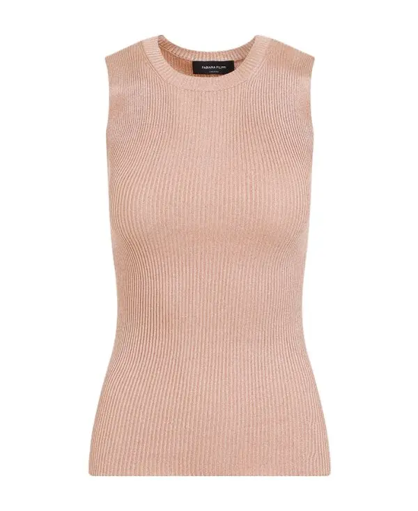 Fabiana Filippi Ribbed Crewneck Tank Top