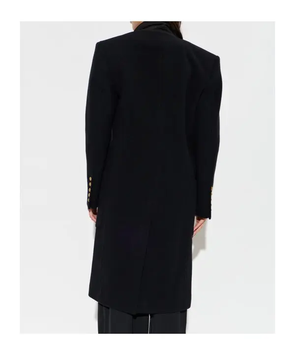 Balmain Collared Long-sleeved Coat