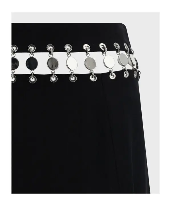 Rabanne High-waist Maxi Skirt With Eyelet Detail