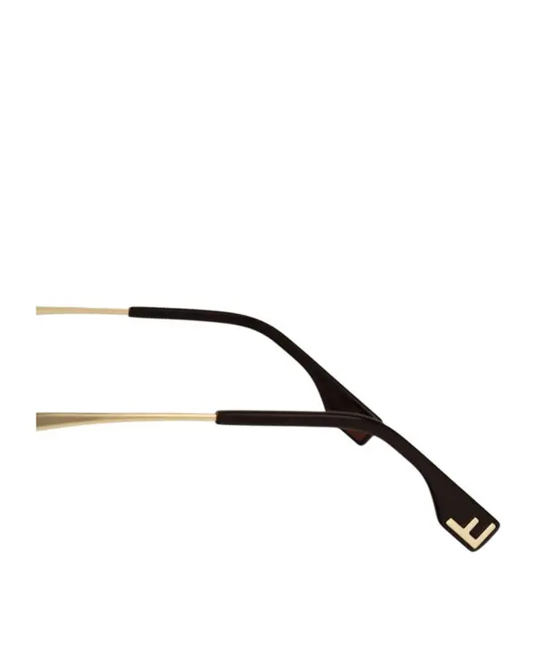 Fendi Geometric Frame Sunglasses