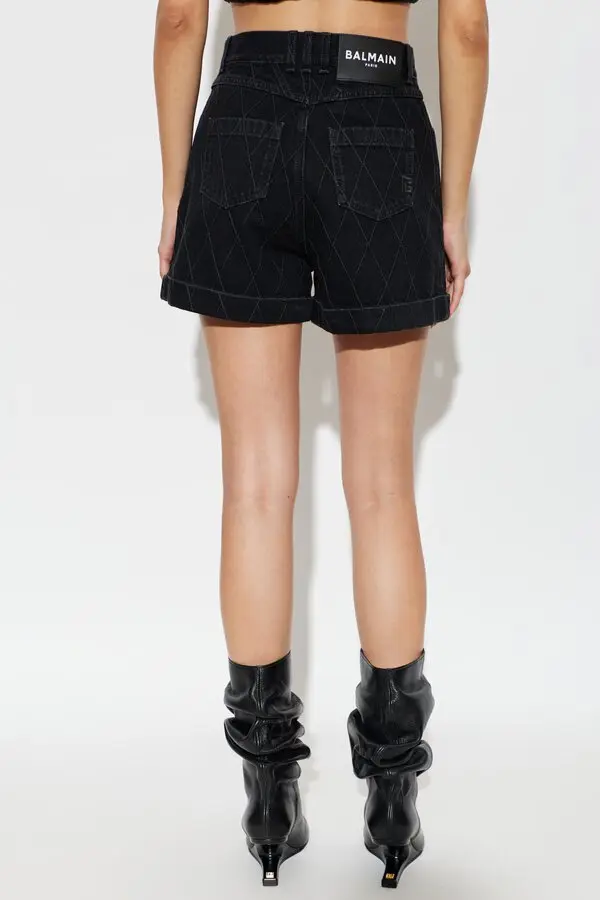 Balmain Belt Loop Shorts