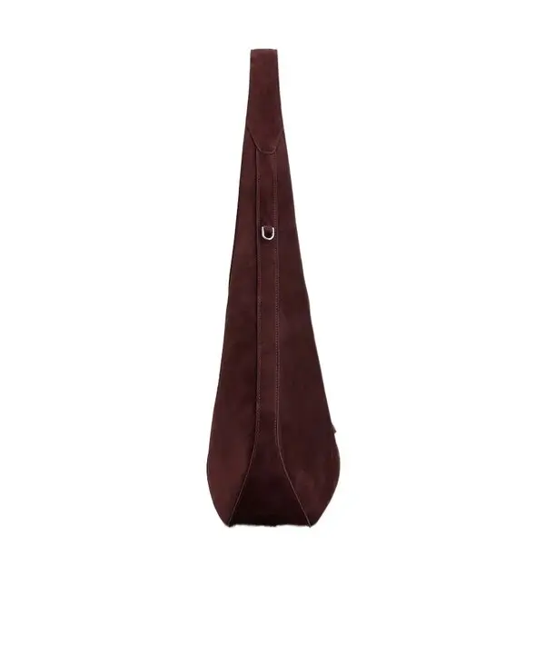 ROGER VIVIER Belle Vivier Small Hobo Bag In Suede