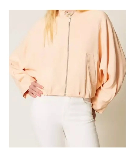 TWINSET Kimono-sleeve Bomber Jacket