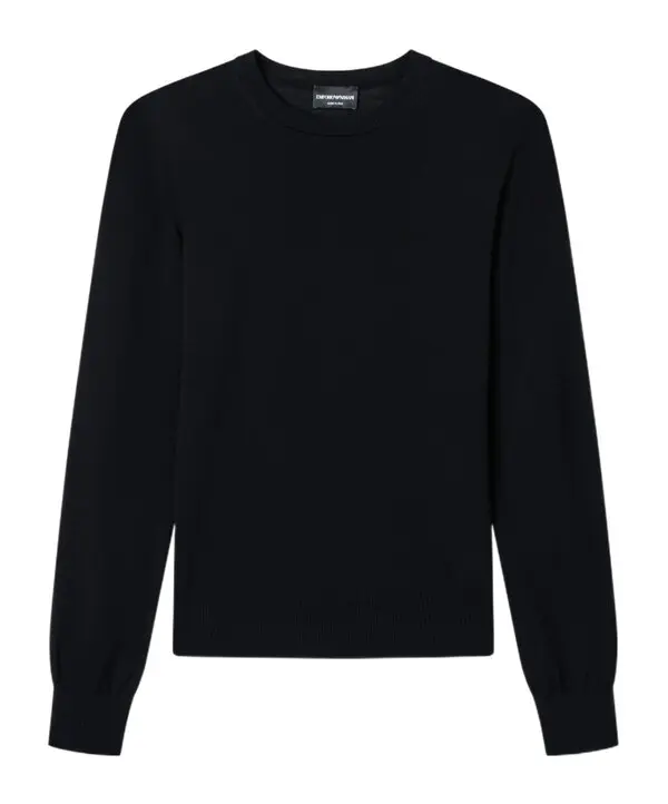 Emporio Armani Crew-neck Virgin-wool Sweater