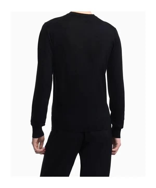 Emporio Armani Crew-neck Virgin-wool Sweater
