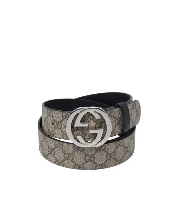 Gucci Reversible Belt With Interlocking G Buckle