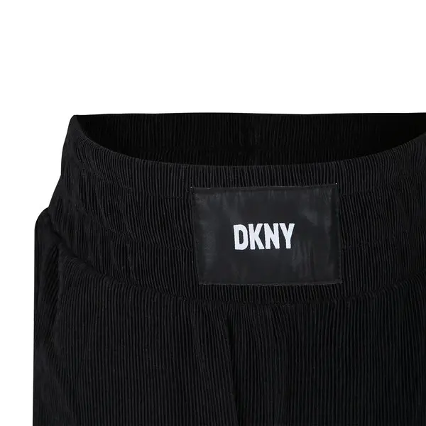 Dkny Logo Appliqué Pleated Trousers