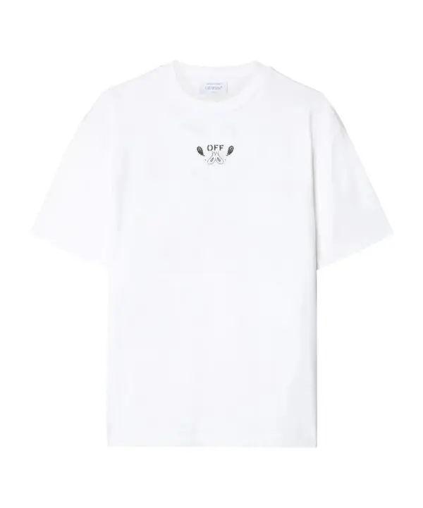 Off-White Arrow-embroidered Crewneck T-shirt - White