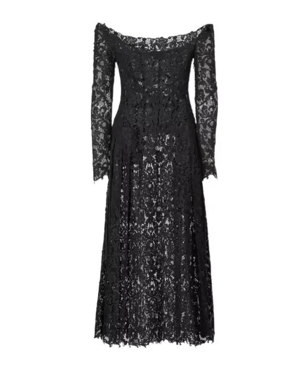 Fendi Macramé Lace Dress