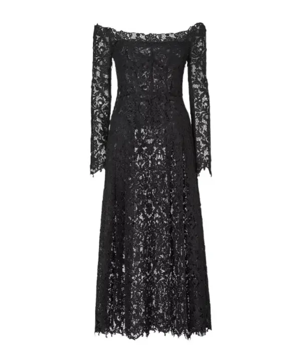 Fendi Macramé Lace Dress
