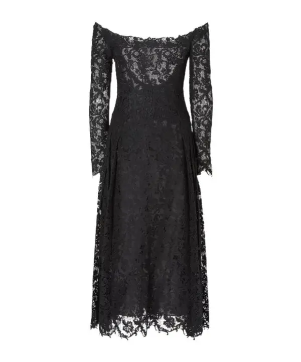 Fendi Macramé Lace Dress