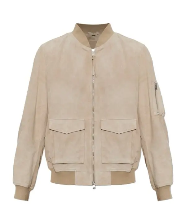 ALLSAINTS Long-sleeve Leather Jacket