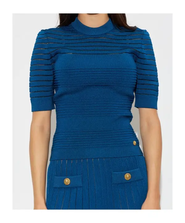 Balmain Short-sleeved Knitwear