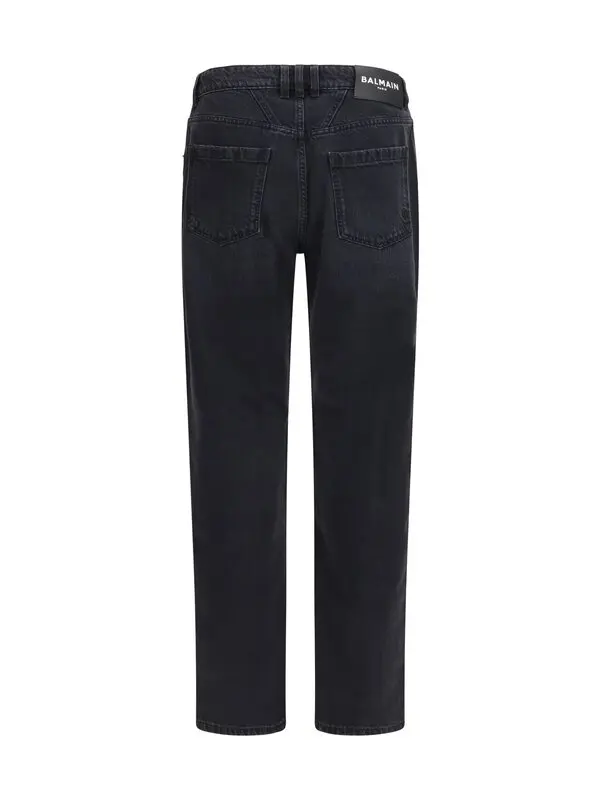 Balmain Straight-leg Denim Jeans