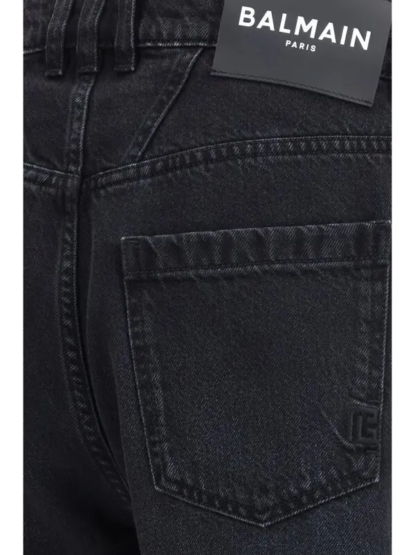 Balmain Straight-leg Denim Jeans