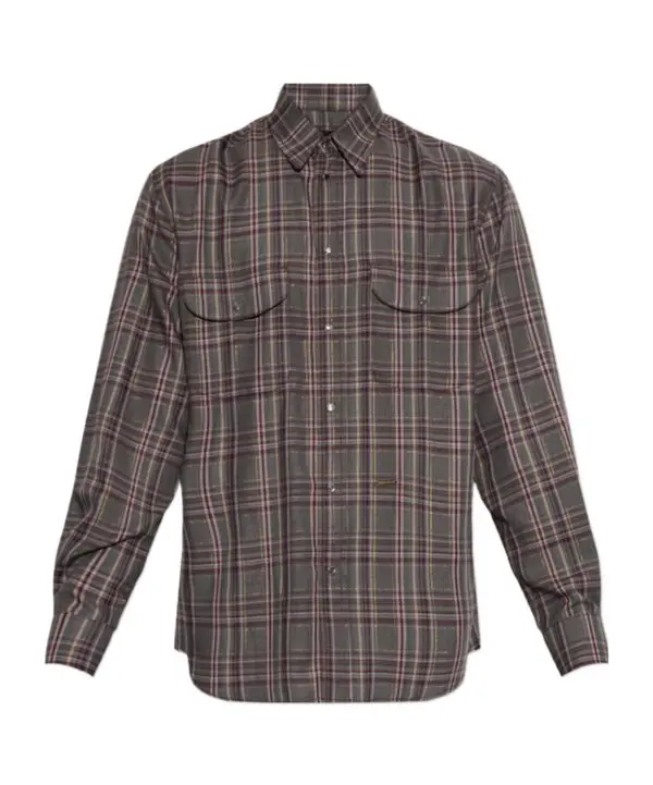 Dsquared2 Collared Long-sleeved Shirt
