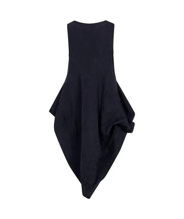 MARIA CALDERARA Sleeveless Round Neck Dress