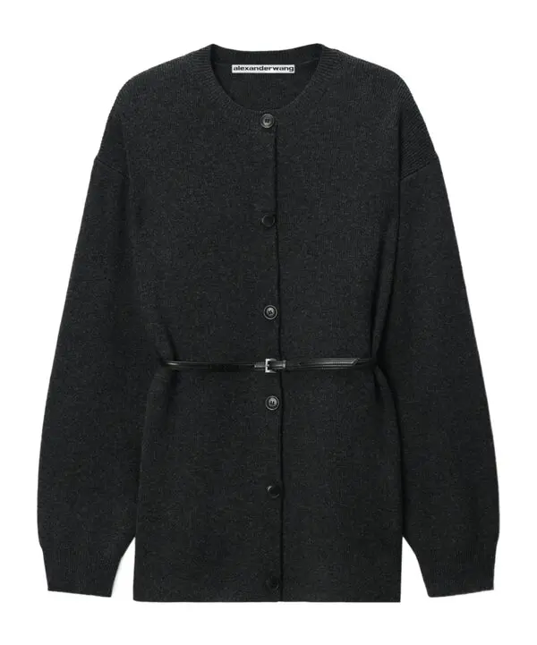 Alexander Wang Belted Cardigan - Black