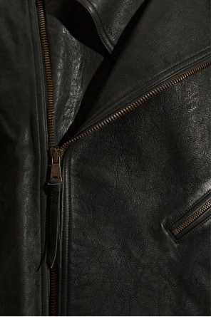Balmain Long-sleeve Leather Jacket
