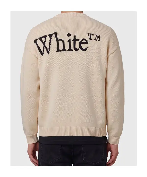 Off-White Long-sleeved Sweater