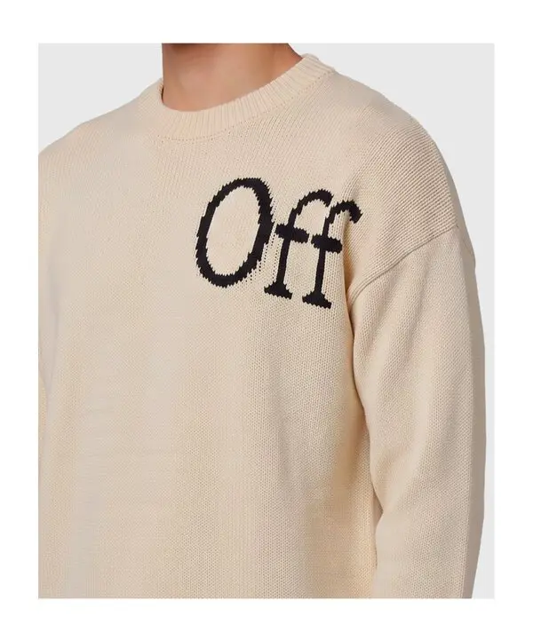 Off-White Long-sleeved Sweater