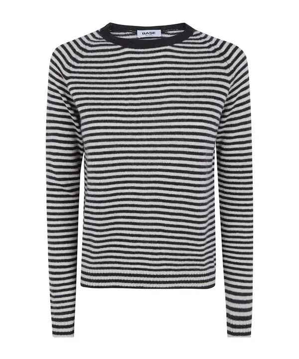 BASERANGE Striped Long-sleeved Knitwear