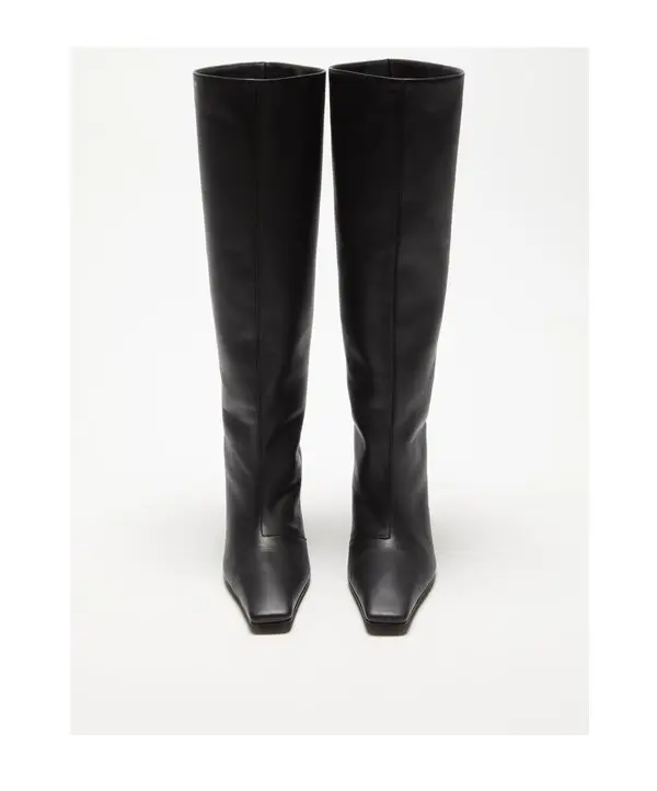 Acne Studios Logo Debossed High Heel Boots