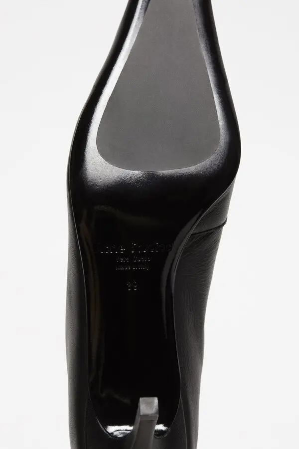 Acne Studios Logo Debossed High Heel Boots