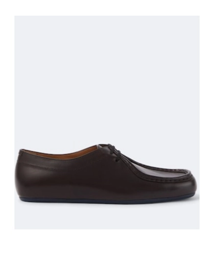 JIL SANDER Leather Lace-up Flats