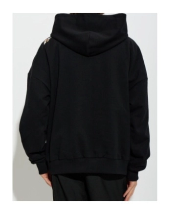 Balmain Long-sleeve Hooded Sweatshirt