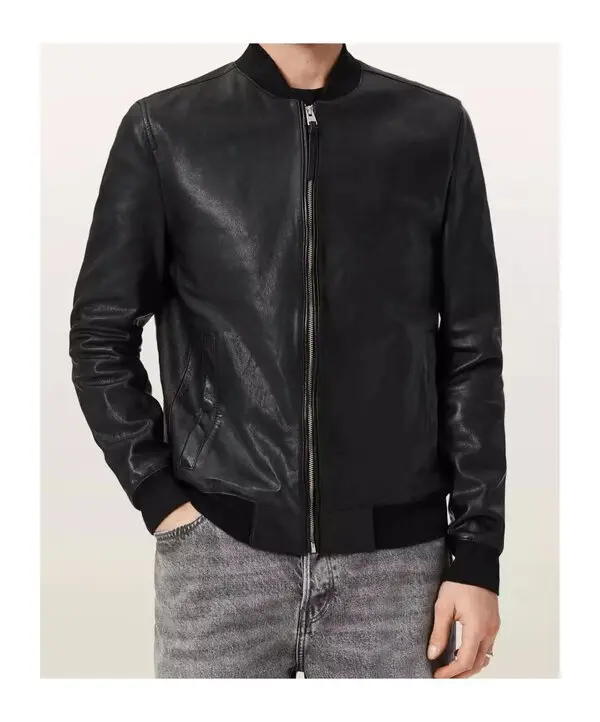 ALLSAINTS Zip-up Leather Bomber Jacket