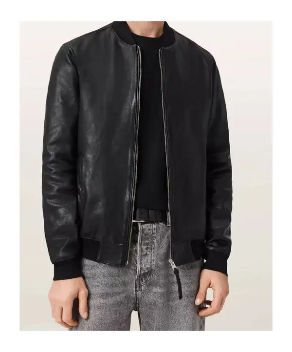 ALLSAINTS Zip-up Leather Bomber Jacket