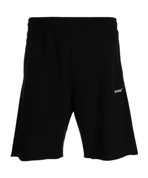 Off-White Single Arrow Cotton Track Shorts