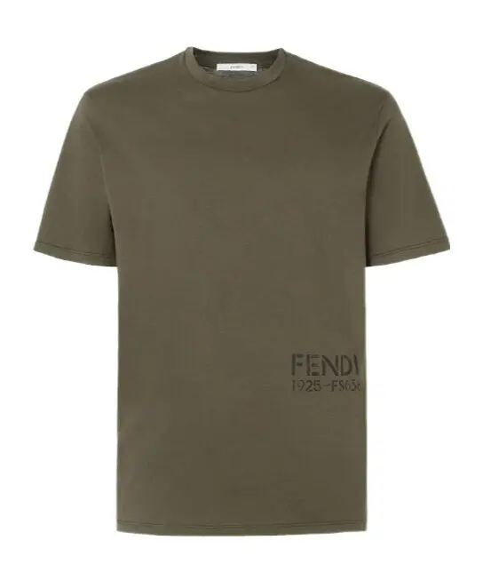 Fendi Logo-print Cotton T-shirt
