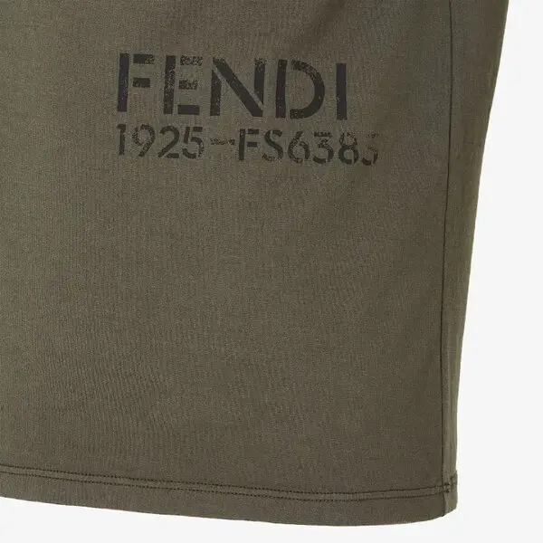 Fendi Logo-print Cotton T-shirt