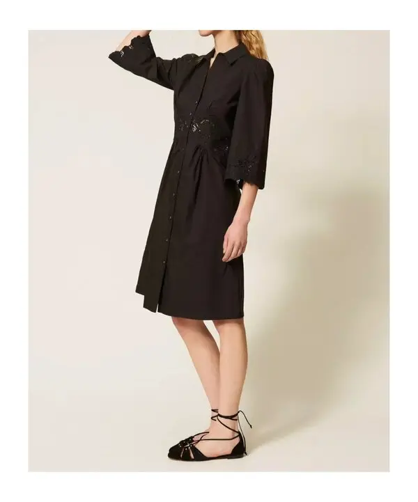 TWINSET Lace Midi Dress