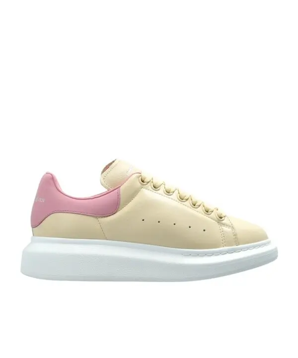 Alexander McQueen Low-top Sneakers With Logo Detail - Nude