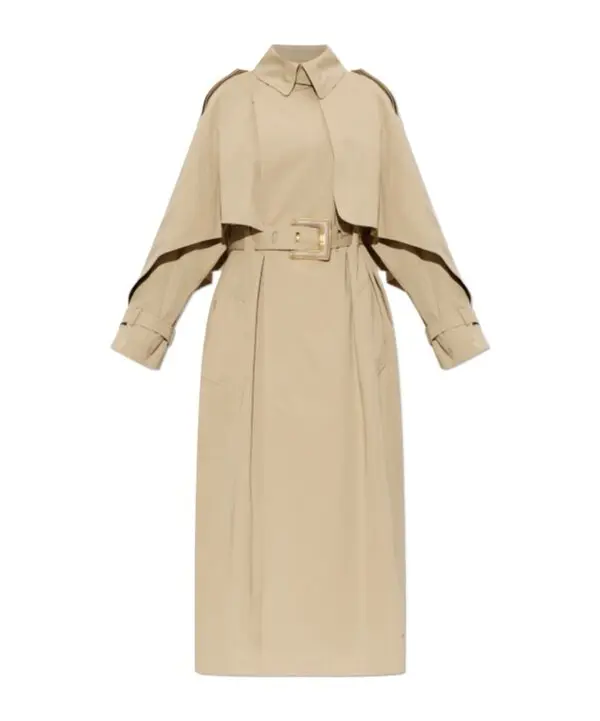 Balmain Collared Long-sleeved Coat