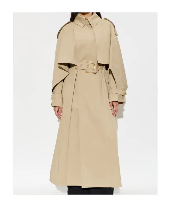 Balmain Collared Long-sleeved Coat