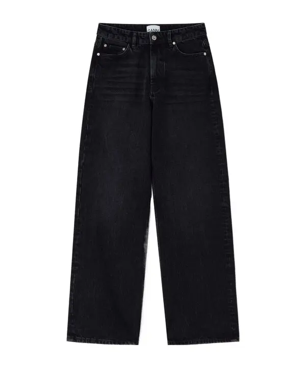 GANNI Izey Jeans In Rigid Denim