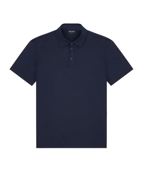 Giorgio Armani Classic Polo Shirt - Blue