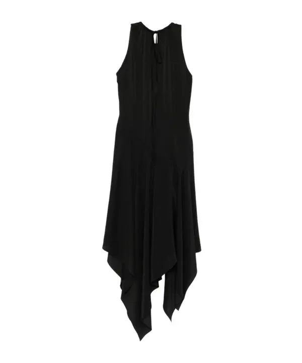 Alexander McQueen Handkerchief Hem Halterneck Midi Dress