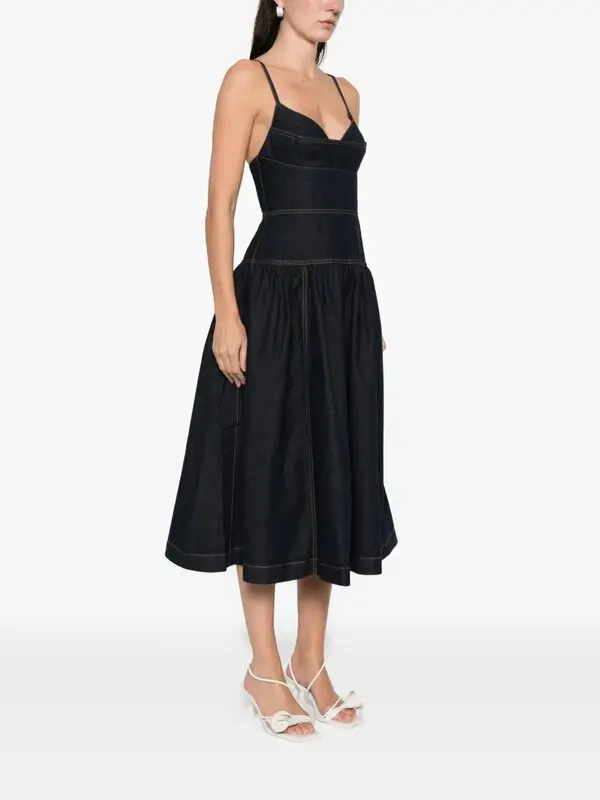 Zimmermann Sleeveless Denim Midi Dress