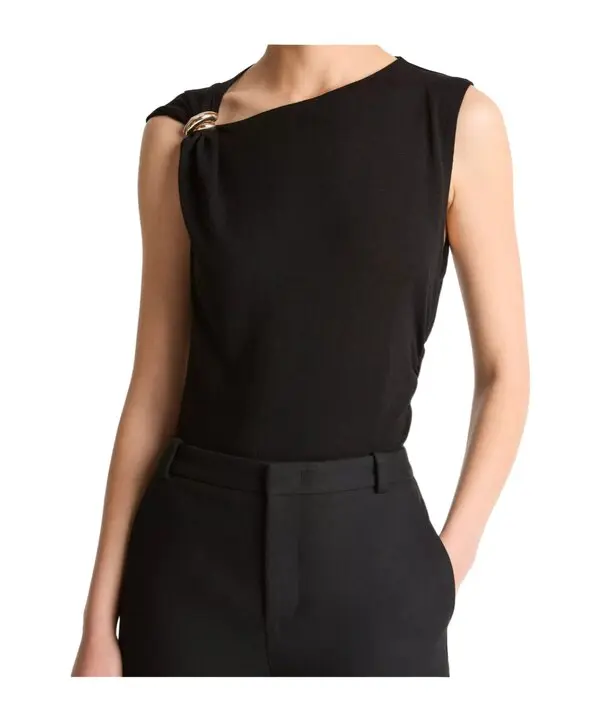 Vince Draped Gathered Blouse
