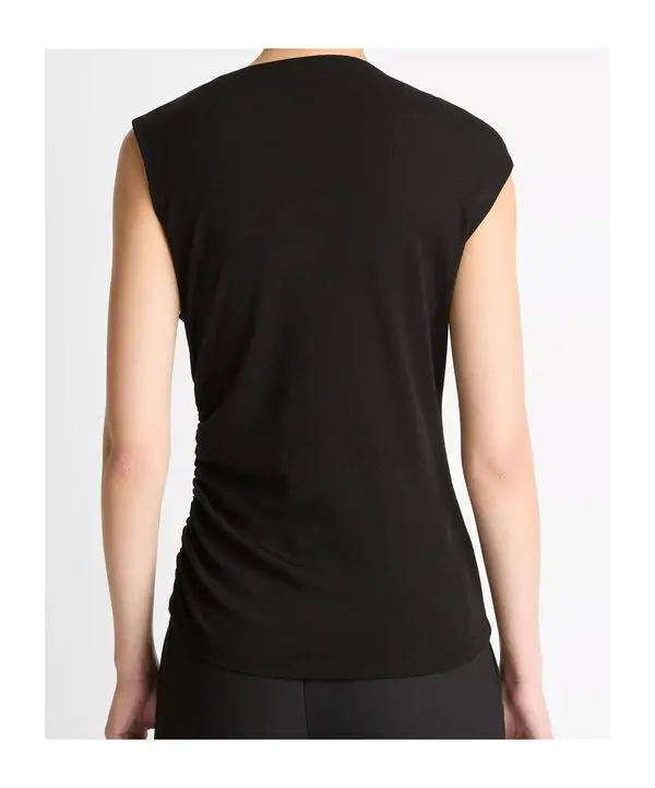 Vince Draped Gathered Blouse
