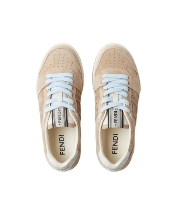 Fendi Match Trainers - Beige